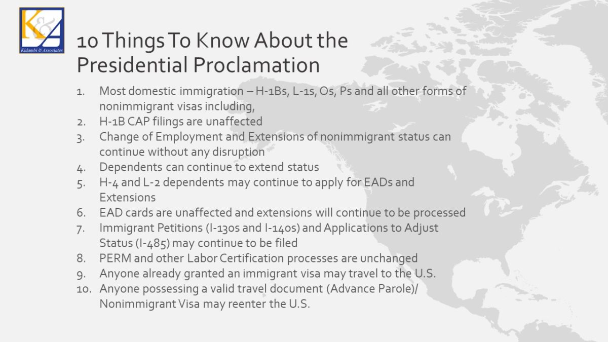 10 things to know about the Presidential Proclamation • Kidambi ...